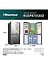Hisense RQ5P470SAID American Style Fridge Freezer - Stainless Steel ...