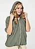 Izabel London Zip Front Drawstring Hooded Parka Jacket | Freemans