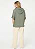 Izabel London Zip Front Drawstring Hooded Parka Jacket | Freemans