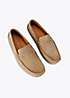 KG Kurt Geiger Rocky Beige Suede Slip On Shoes | Freemans