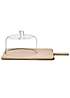 LSA Dine Cheese Dome & Oak Board H18.5cm L50cm W2 | Freemans