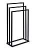 Lloyd Pascal Roma 3-Rail Square Tube Towel Stand | Freemans