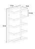 Lloyd Pascal Roma 5 Tier Towel Rack | Freemans