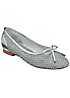 Lotus Americas Silver Textile Ballerina Shoes | Freemans