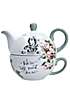 Mikasa X V&A Alice in Wonderland Fine China Tea for One Teapot & Cup ...