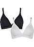 Naturana Pack of 2 Soft Cup Bras | Freemans