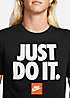Nike Just Do It Print T-Shirt | Freemans