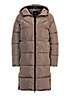 Only Long Quilted Hooded Coat | Freemans