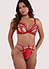 Playful Promises Ramona Ruby Red High Waist Thong | Freemans