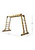 Plum Wooden Monkey Bars - Free Standing | Freemans