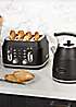 Rangemaster RMCL4S201BK Classic 4 Slice Toaster - Matt Black | Freemans
