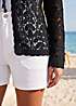 Roman Petite Cotton Crochet Knit Cardigan | Freemans