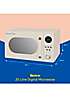 Russell Hobbs RHM2044C Cream 20L Retro Solo Digital Microwave | Freemans