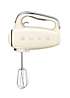 SMEG HMF01CRUK Retro 50’s Style Hand Mixer - Cream | Freemans