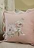 Sanderson Adele Embroidery 45x45cm Feather Rich Cushion | Freemans