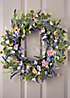 Scottish Everlastings Ltd 56cm Spring Floral Wreath - Purples | Freemans