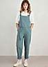 Seasalt Cornwall Blue Heather Bell Tie Strap Jumpsuit | Freemans