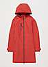 Seasalt Cornwall Orange Coverack Waterproof Coat | Freemans