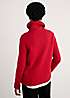Seasalt Cornwall Red Braque Lambswool Blend Roll Neck Jumper | Freemans