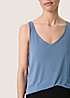 Soaked in Luxury Columbine V-Neck Regular Fit Tank Top | Freemans