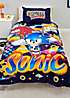 Sonic The Hedgehog Liquid Reversible Duvet Cover Set - Single | Freemans