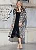 Sosandar Leopard Print Premium Faux Fur Longline Coat | Freemans
