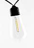 Streetwize 2m Solar Filament LED Bulb String Lights (10 Piece) | Freemans