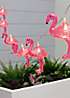 Streetwize 2m Solar Flamingo LED String Lights (10 Piece) | Freemans