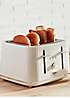 Tefal Loft 4 Slice Toaster - White | Freemans