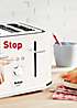 Tefal Loft 4 Slice Toaster - White | Freemans