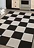 The Homemaker Rugs Collection Multi Purpose Chequers Indoor/Outdoor Rug ...