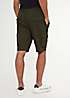 Threadbare Cotton Jogger Style Cargo Shorts With Stretch | Freemans