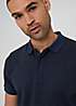 Threadbare Textured Hidden Placket Polo Shirt | Freemans