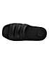 Totes Ladies Black Moulded Puffy Sliders | Freemans