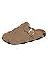 Totes Taupe Ladies PU Clogs | Freemans