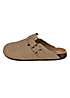 Totes Taupe Ladies PU Clogs | Freemans