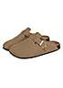 Totes Taupe Ladies PU Clogs | Freemans