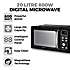 Tower 800W 20L Digital Microwave T24041BLK - Black & Chrome | Freemans