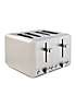 Tower Cavaletto 4-Slice Toaster T20051MSH - Latte & Chrome | Freemans
