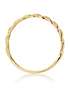 Tuscany Gold 9ct Yellow Gold Twist Band Stack Ring | Freemans