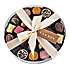 Van Roy Assorted Belgian chocolates in a round box with ribbon | Freemans