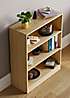 Vida Designs Cambridge 3 Tier Low Bookcase | Freemans