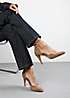 Where’s That From Camel Suede Piper Pointed Heels | Freemans