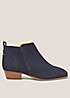 White Stuff Willow Blue Suede Ankle Boots | Freemans