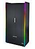 X Rocker Electra 2 Door Wardrobe with Drawer and APP Controlled LED ...