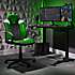 X Rocker Saturn Mid-Back Wheeled Esport Gaming Chair - Green | Freemans