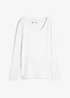 bonprix Cotton Rib Long Sleeve Top | Freemans